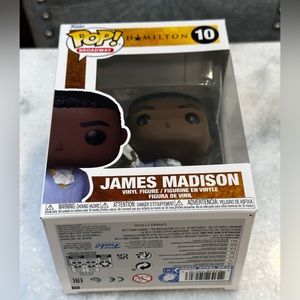 Hamilton | Toys | Funko Pop Hamilton James Madison Vinyl Figurine New ...